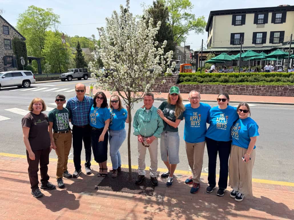 Bucks County Playhouse Marks Arbor Day with Tree Planting